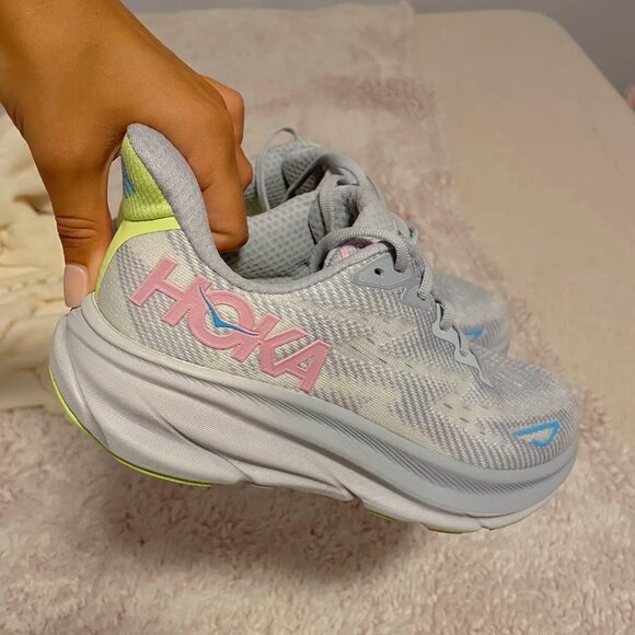 Hoka One One | Shoes | Hoka Womens Clifton 9 Running Shoes Gull Sea Ice ...